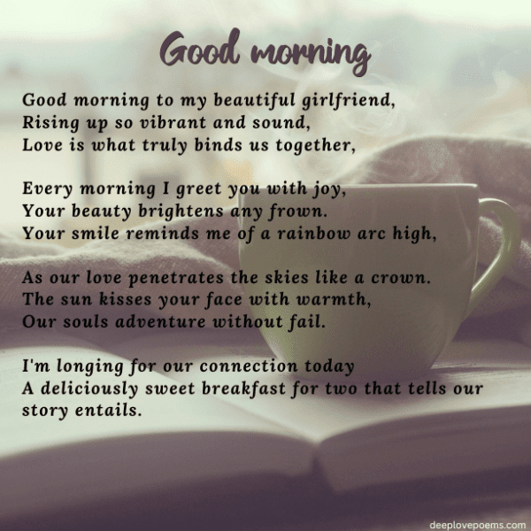 15 Good Morning Poem for Her - Deep Love Poems