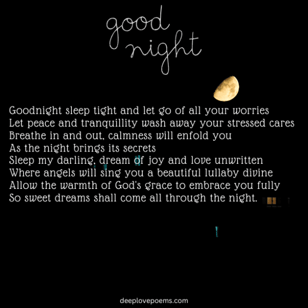 15 Goodnight Poem To Her - Deep Love Poems