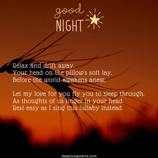 15 Goodnight Poem To Her - Deep Love Poems