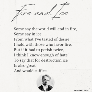 Ice and Fire Poem - Deep Love Poems